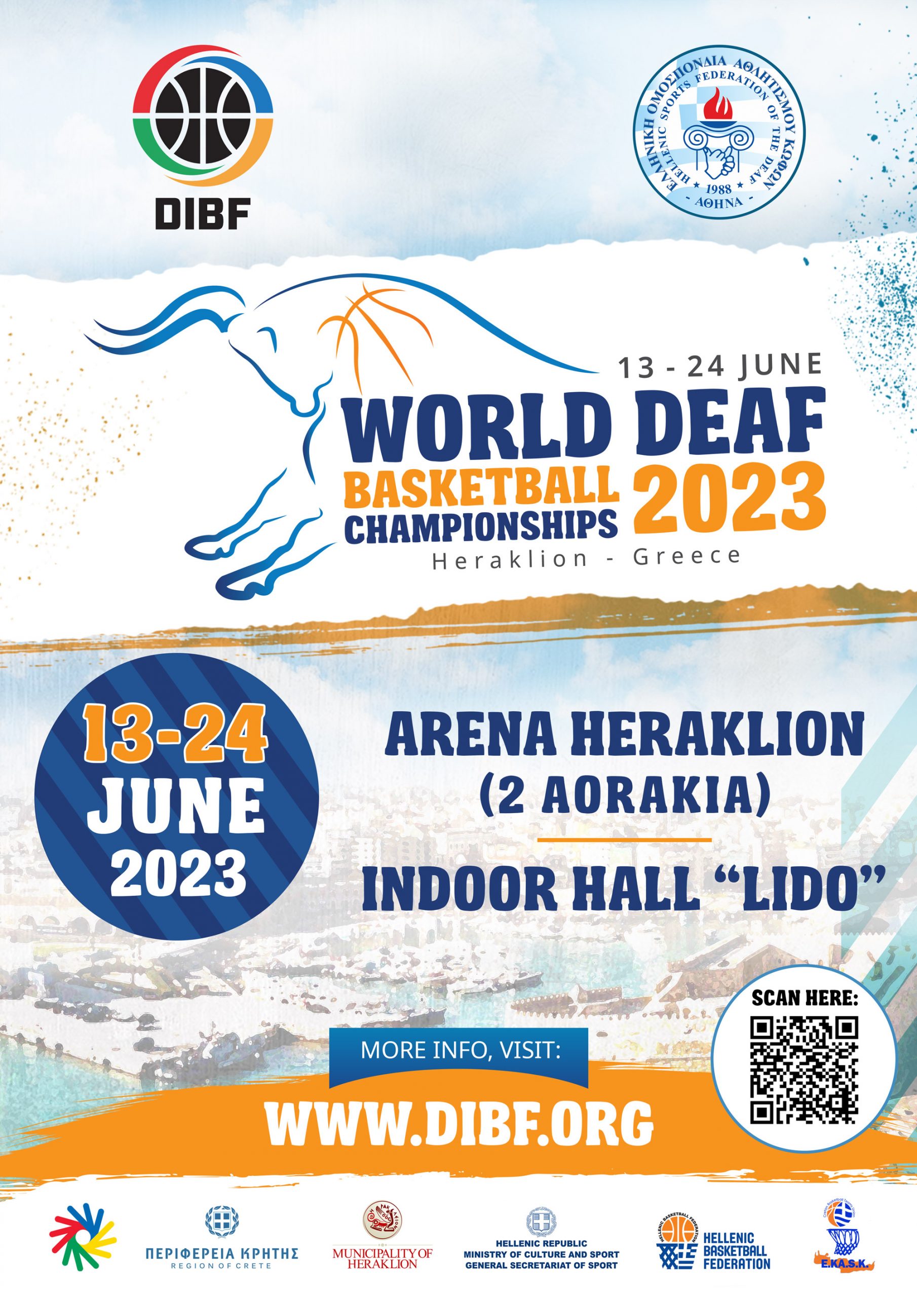 2023 WDBC – Official Poster | Deaf International Basketball Federation
