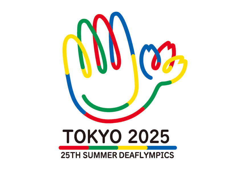 Tokyo 2025 Deaflympics logo | Deaf International Basketball Federation